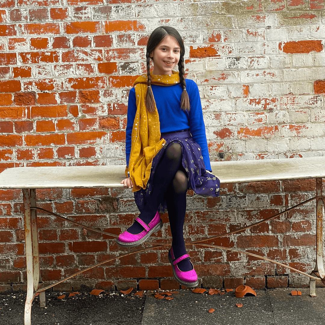 Kids Semi Opaque Tights - Black - Snag – Snag US