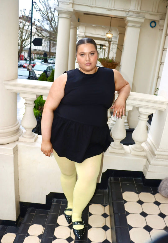 Butter 120 Denier Tights | Super Opaque Yellow Tights – Snag US