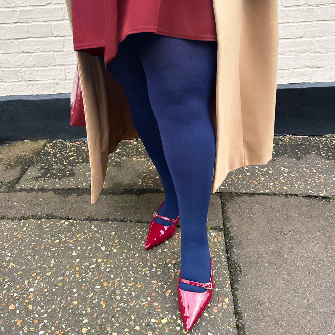 Navy Blue Light Compression Tights - Snag – Snag US