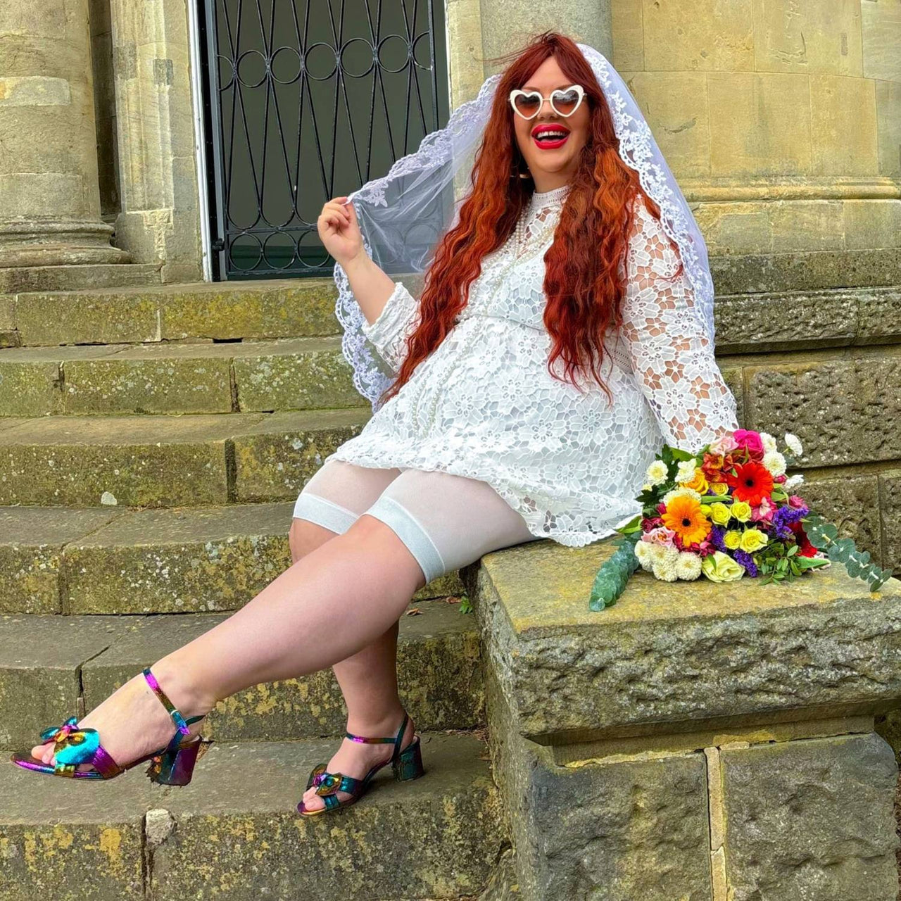 Stay Cool Chub Rub Lurex Shorts - White – Snag US