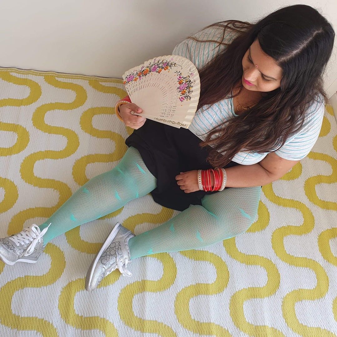 Fishnets - Dark Green Love Hearts - Snag – Snag US